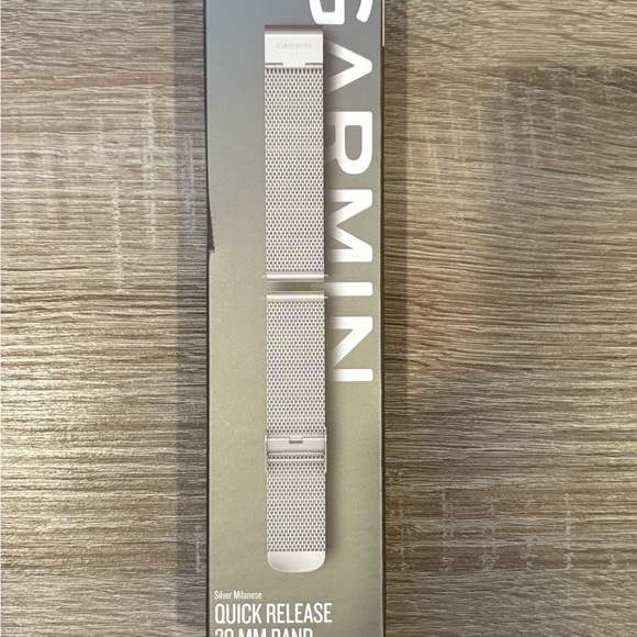 garmin | Accessories | Garmin Silver Milanese Unisex Watch Strap | Poshmark